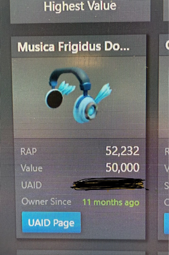 Roblox limited Musica Frigidus Dominator, Video Gaming, Gaming ...