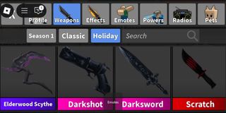 Ice Breaker Set, Elderwood Set | Roblox Murder Mystery 2 (MM2), Video ...