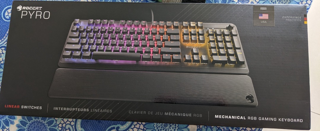 ROCCAT Pyro Mechanical RGB Keyboard (Linear), Computers & Tech, Parts ...