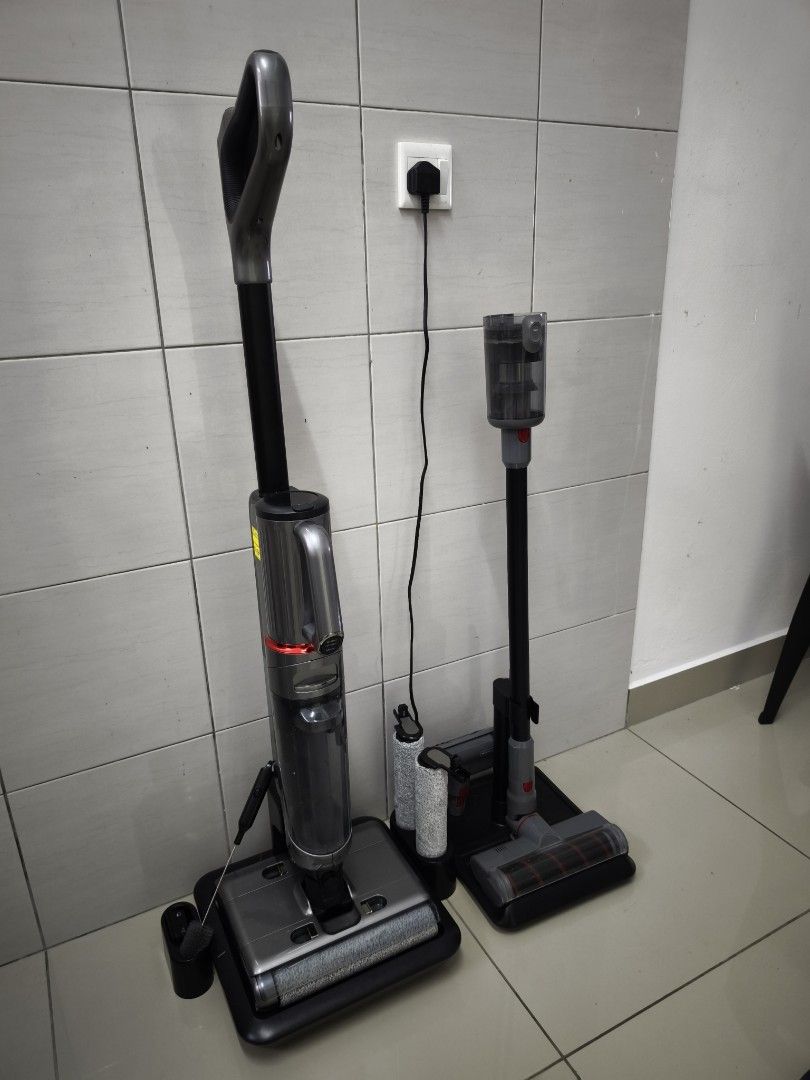 Russell Taylors Dual Roller Wet Dry Cordless Floor Washer 4-in-1 Vacuum ...