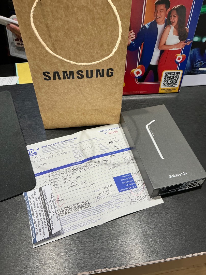 Samsung S25 from Samsung Store with Receipt 512GB Silver Shadow, Mobile ...