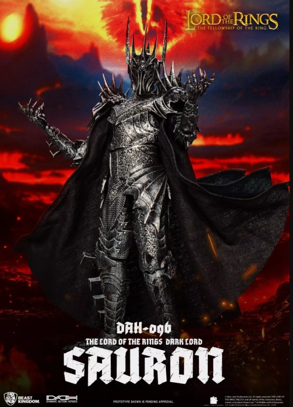 [SEALED] RARE Beast Kingdom DAH-096 The Lord of the Rings Dark Lord ...