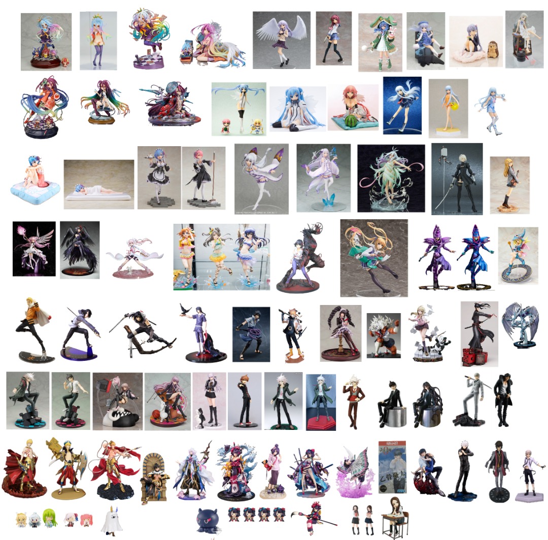 Selling anime scale figures and nendoroid 1/8, 1/7, Naruto Jujutsu yu ...