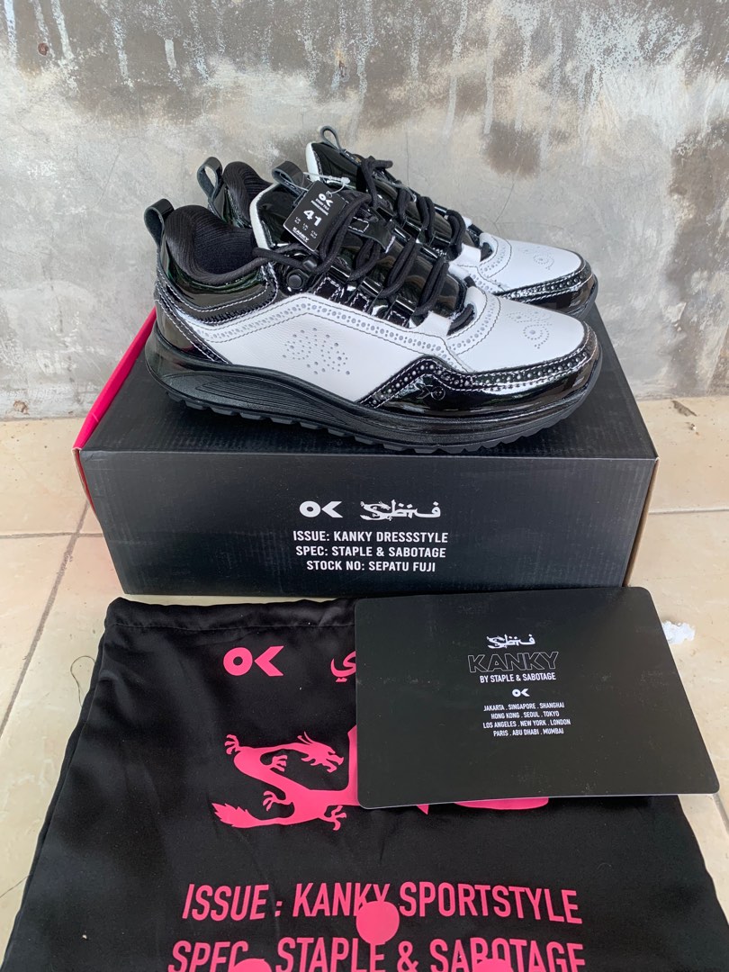 Sepatu Kanky x Mr Sabotage x Staple, Fesyen Pria, Sepatu , Sneakers di Carousell