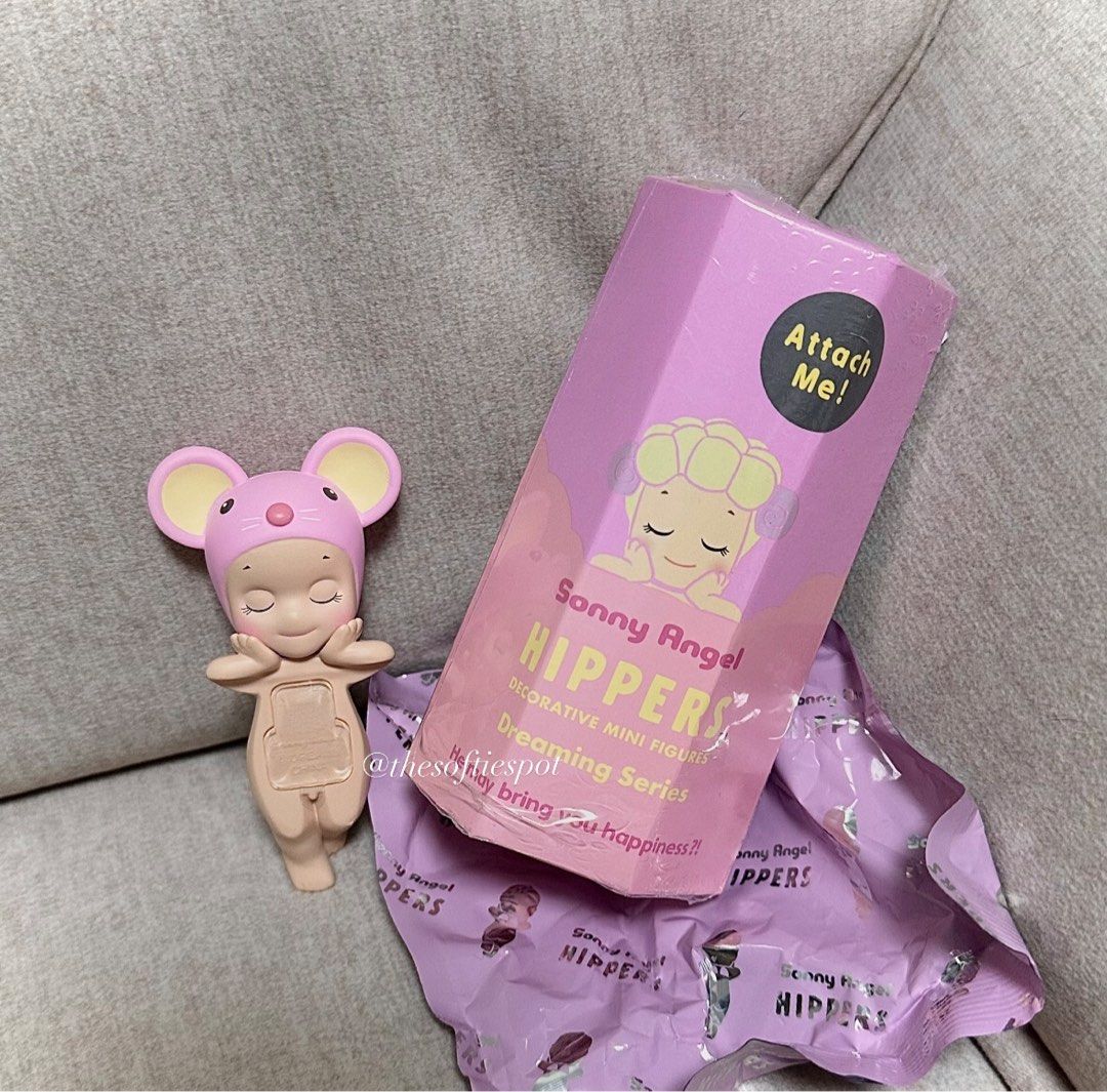 (set) authentic sonny angel dreaming series hippers (sheep,mouse ...