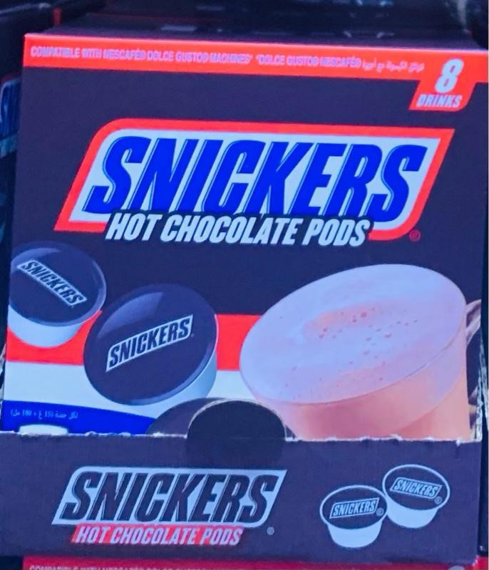SNICKERS DOLCE GUSTO CHOCOLATE PODS 8 CAPSULES, Food & Drinks ...