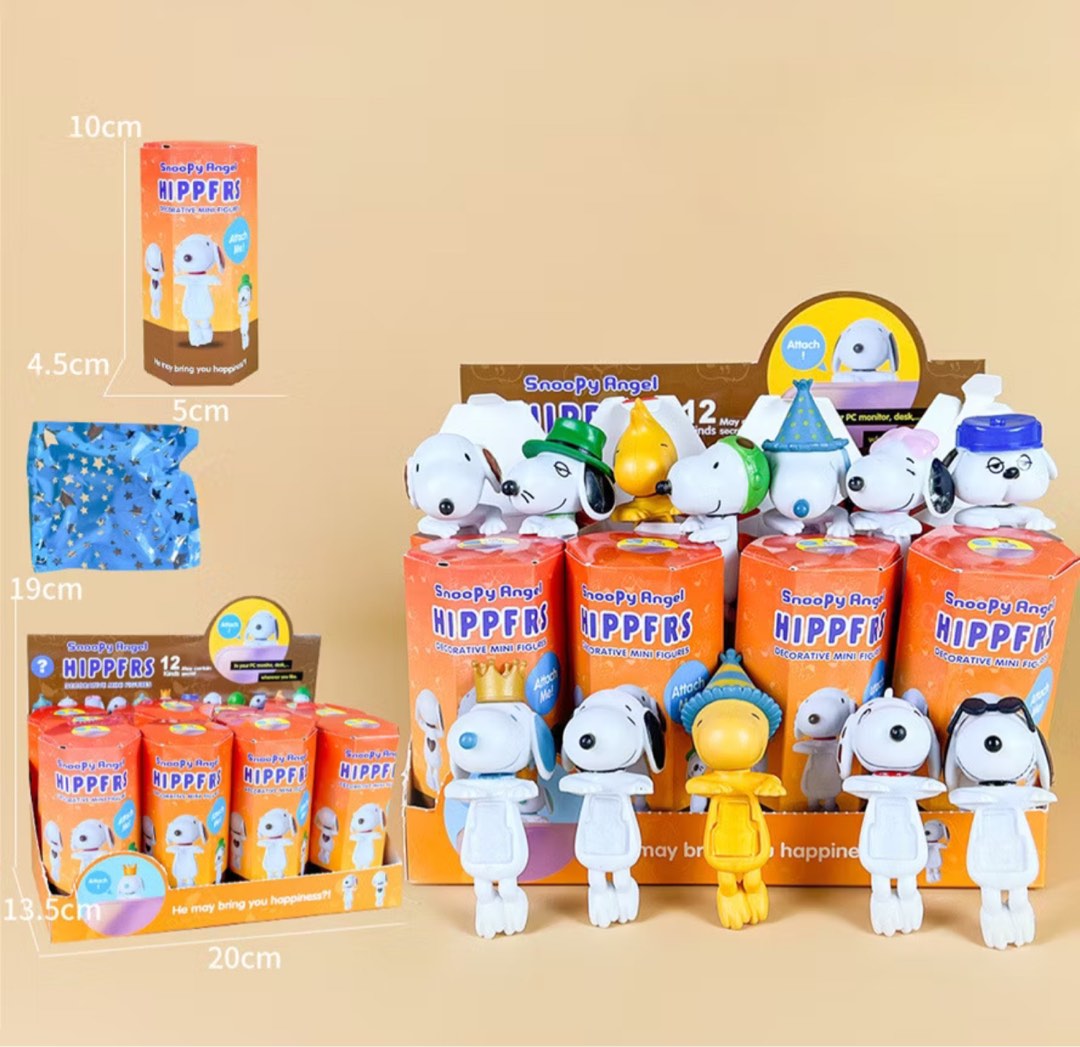 Snoopy angel hippers, Hobbies & Toys, Toys & Games on Carousell