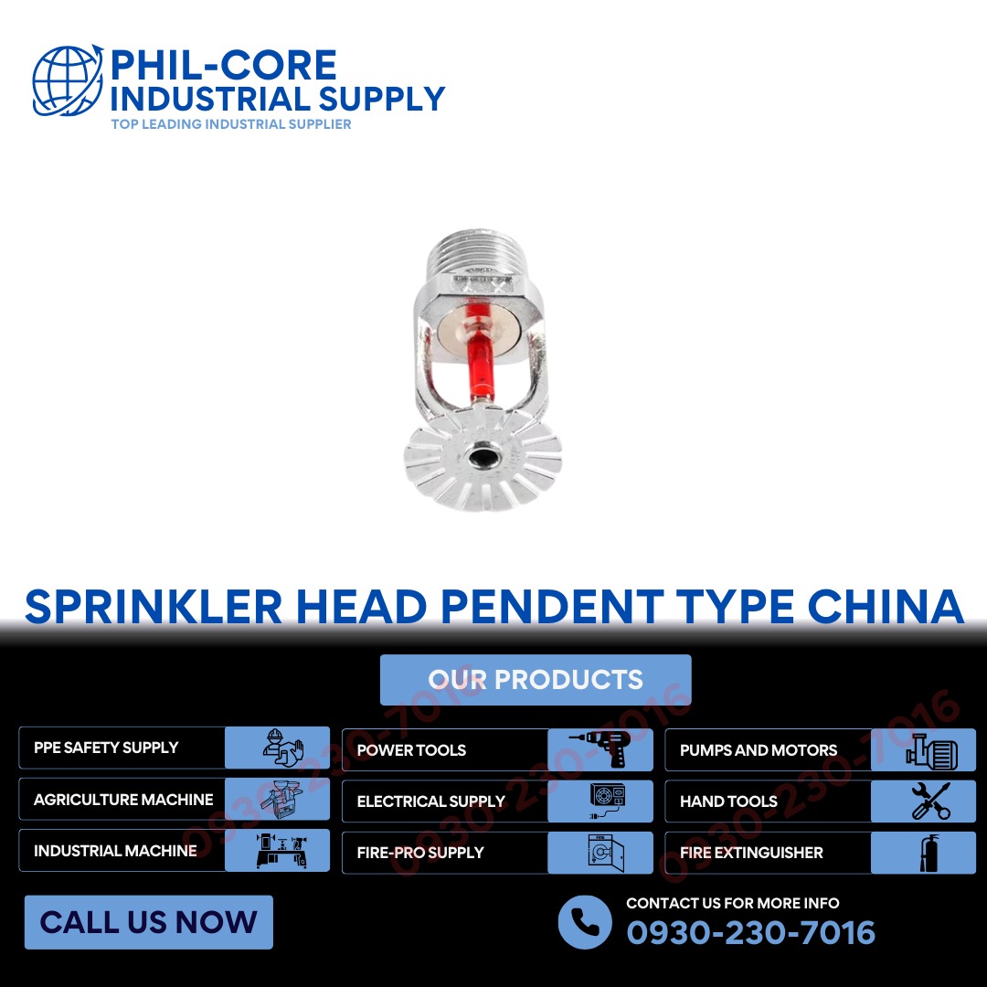 Sprinkler Head Pendent Type China, Downward-Oriented Sprinkler ...