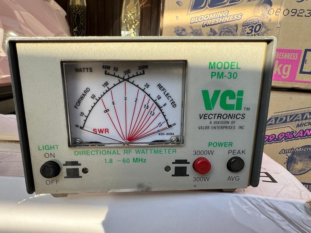 SWR METER VECTRONICS PM-30, Audio, Other Audio Equipment on Carousell