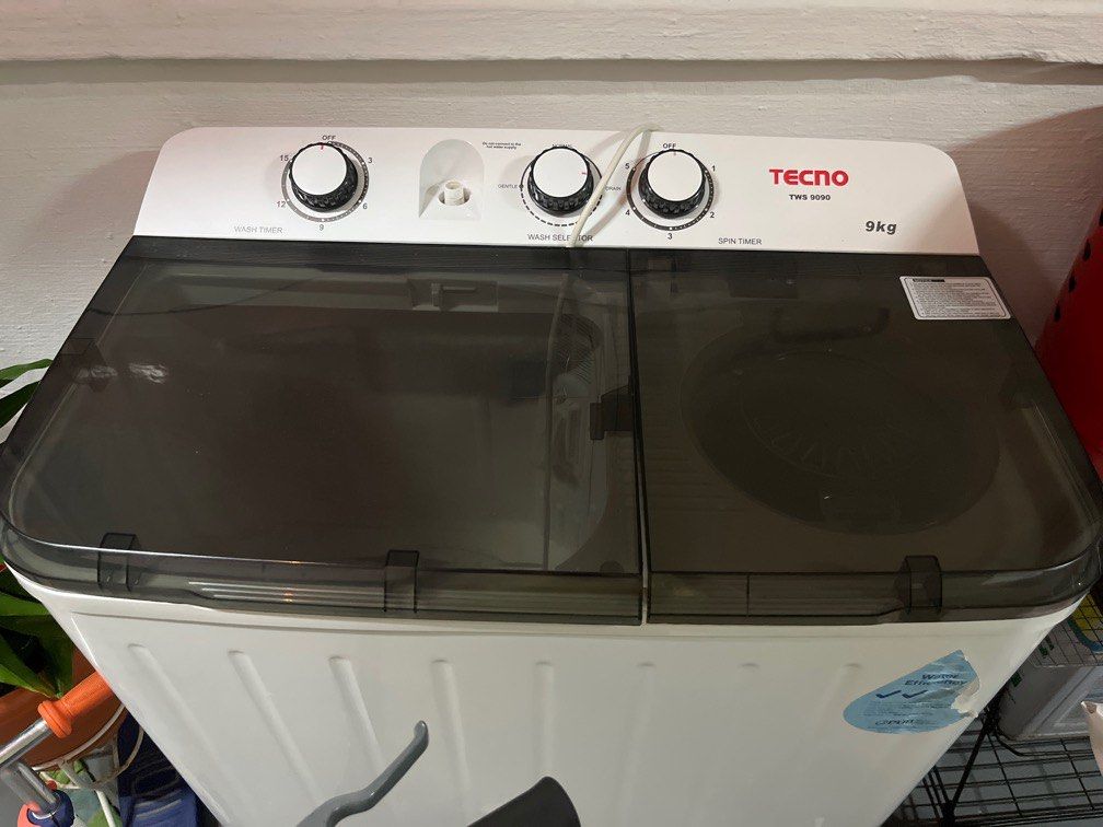 Techno TWS 9090 Top Load Washing Machine 9kg, TV & Home Appliances ...