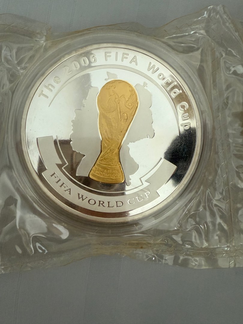 The 2006 FIFA World Cup Pure silver Coin, Hobbies & Toys, Memorabilia ...