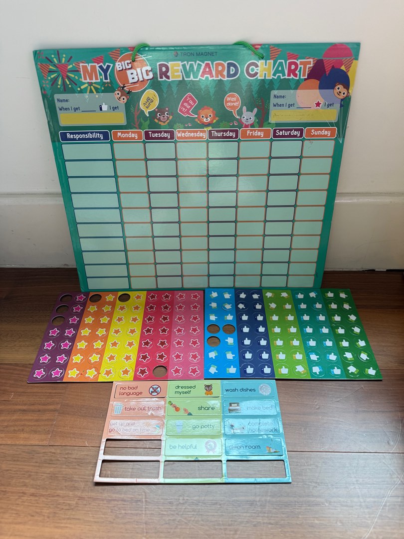The Big Big Reward Chart, Hobbies & Toys, Toys & Games on Carousell