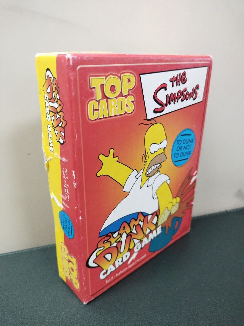 The Simpsons Slam Dunk Card Game by Winning Moves 2001, Hobbies & Toys ...