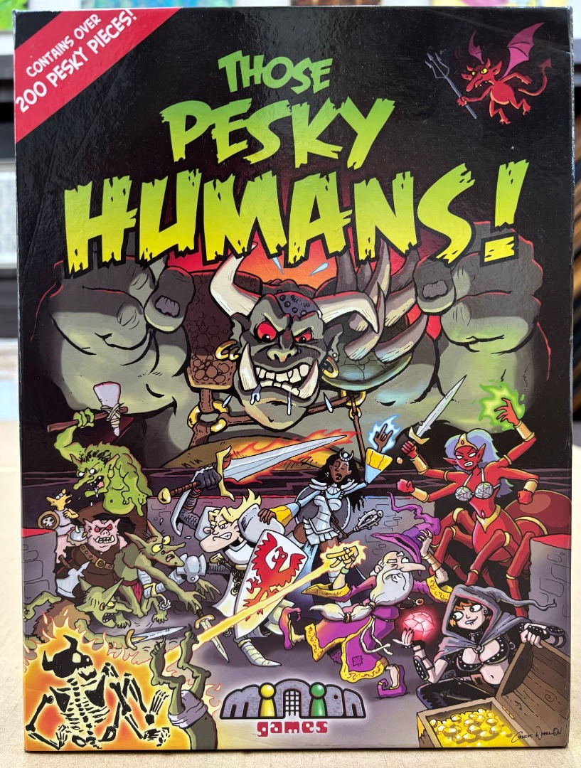 Those Pesky HUMANS! minion games board game, Hobbies & Toys, Toys ...