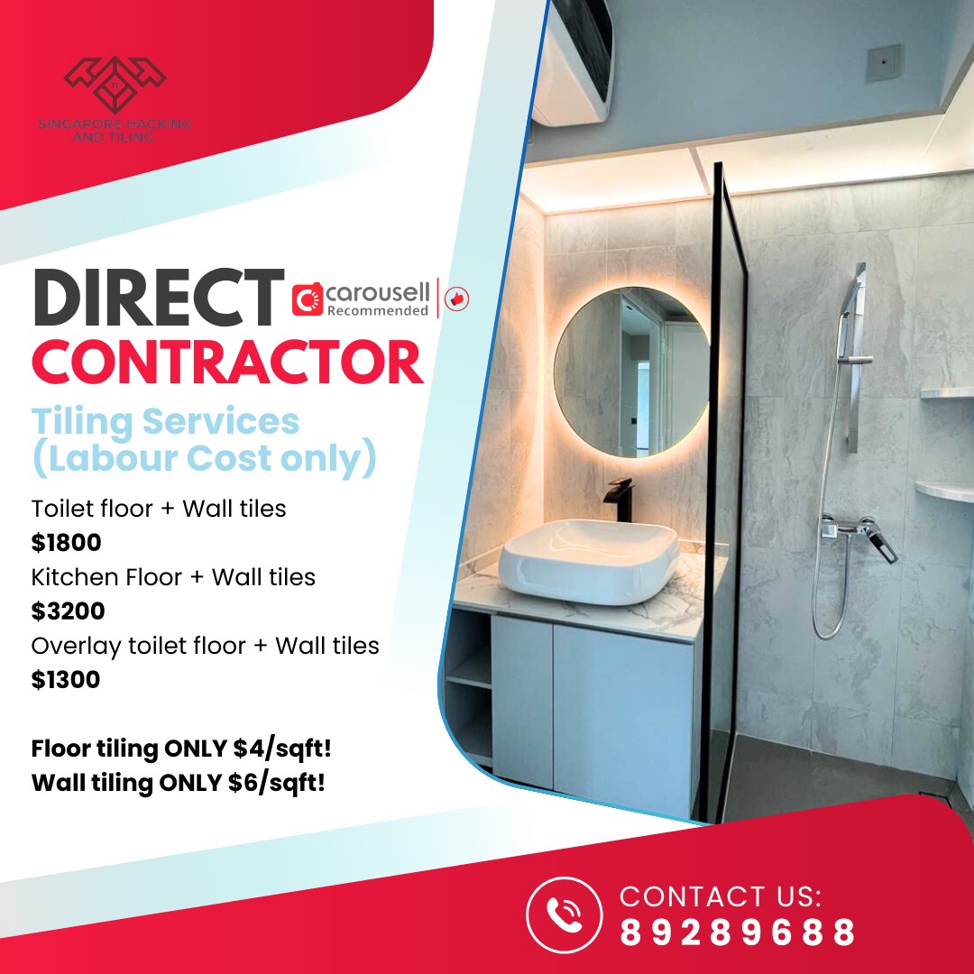 Tiling services/atome payment accepted/Direct hacking contractor/Home ...