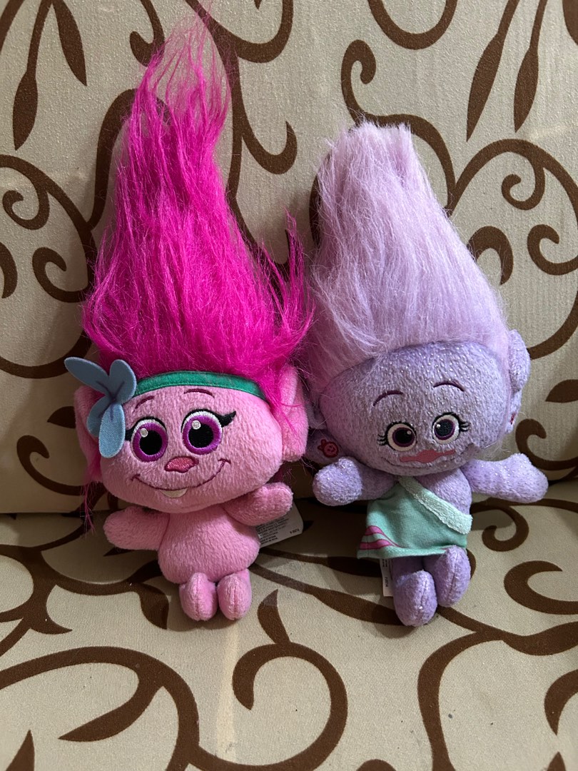 Trolls plushies, Hobbies & Toys, Toys & Games on Carousell