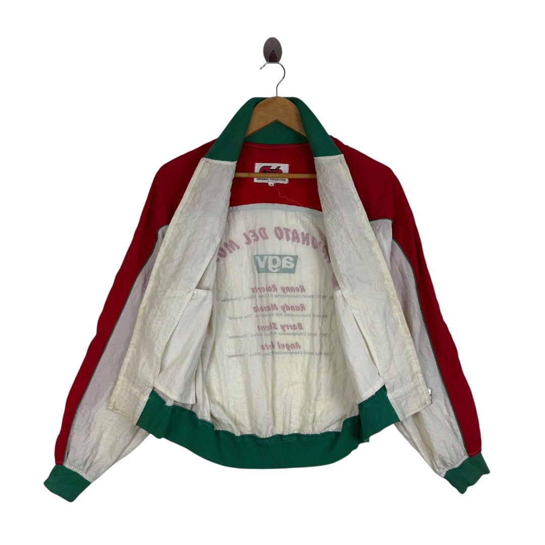 Vintage 80s Corin AGV Kenny Roberts Motoycle Bomber Light Jacket, Men's ...