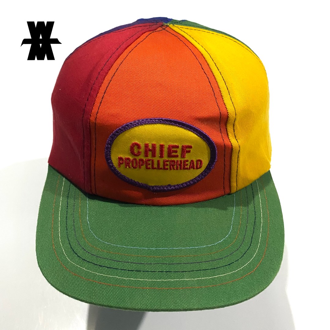 Vintage Interstellar Propeller Multicolor Hat Warna wirnoy OSFA Ukuran ...