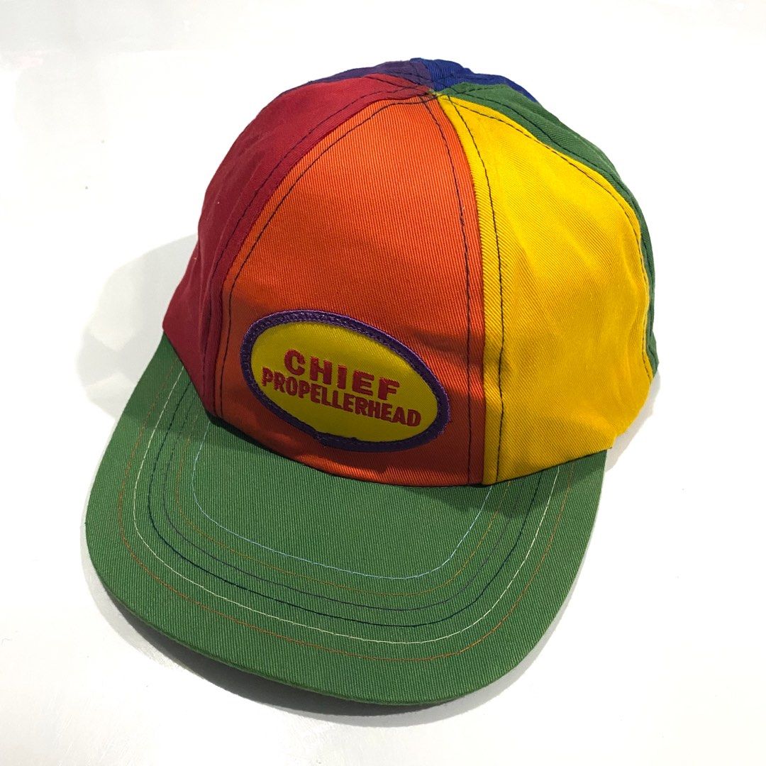 Vintage Interstellar Propeller Multicolor Hat Warna wirnoy OSFA Ukuran ...