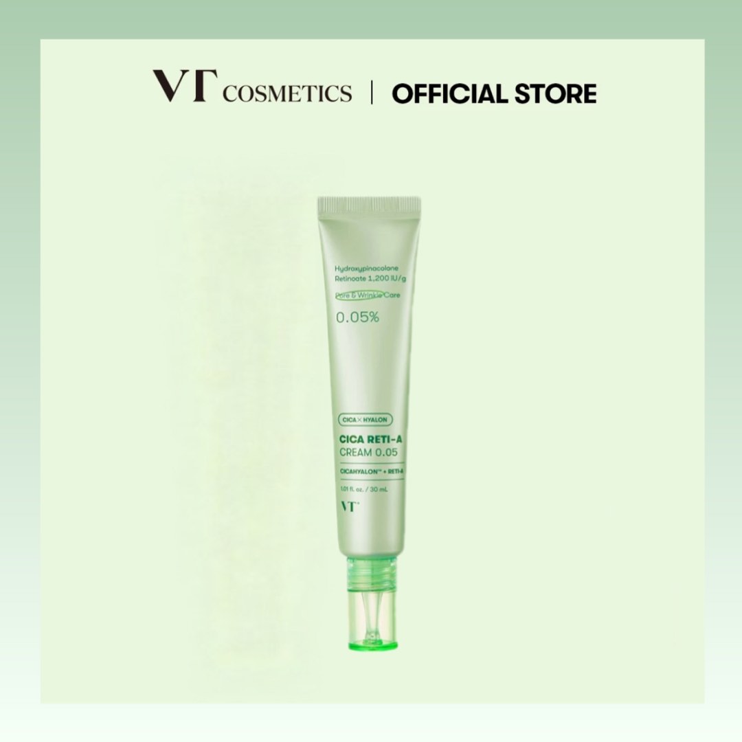 VT Cosmetic Cica x Hyalon Reti-A Cream 0.05 30ml (Pore & Wrinkle Care ...