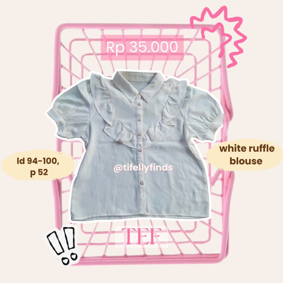 white ruffle blouse shein coquette vintage cutecore fairycore morikei ...