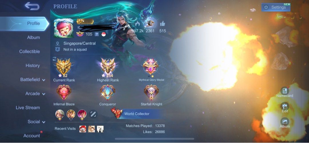 WORLD COLLECTOR 5 LEGEND Skins ex-pro INSANE WIN RATE MOBILE LEGENDS ...