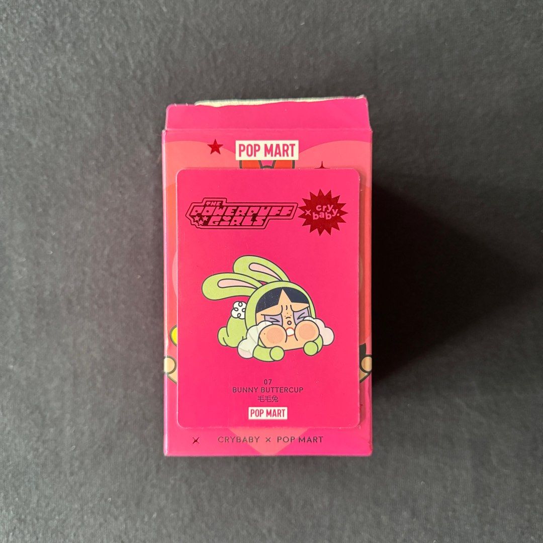 WTS Popmart Crybaby Powerpuff Girls Series Bunny Buttercup Figure ...