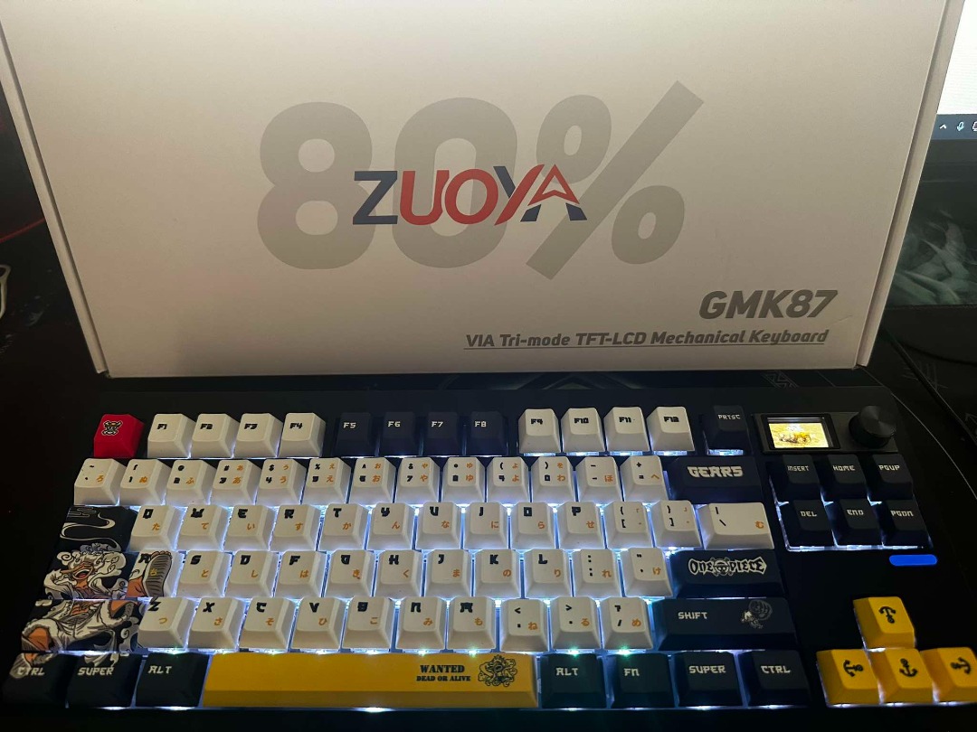WTS ZUOYA GMK87 KEYCAPS ONE PIECE LUFFY GEAR 5, Computers & Tech, Parts ...