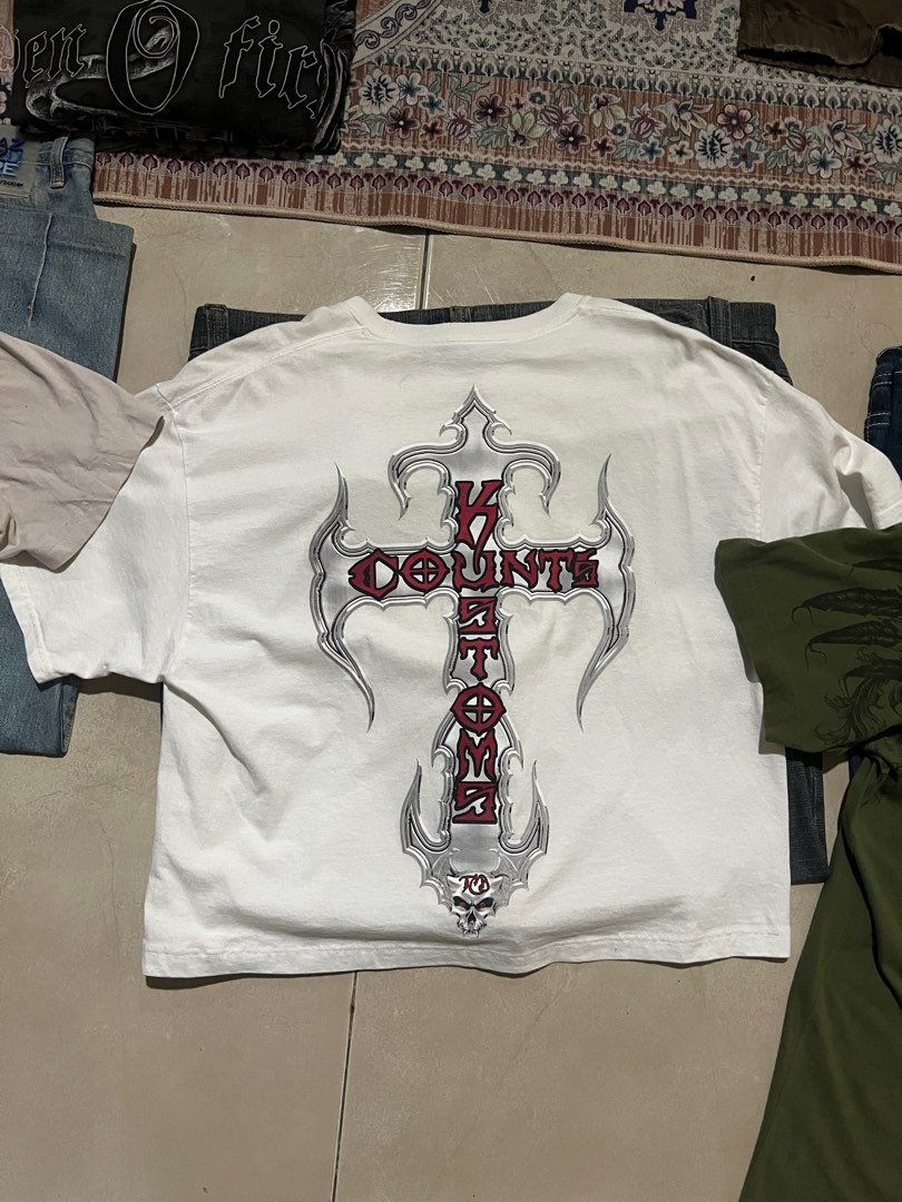 Y2K BOXY COUNTS CUSTOMS CROSS LIKE DOGTOWN AFFLICTION ARCHAIC XTREME ...