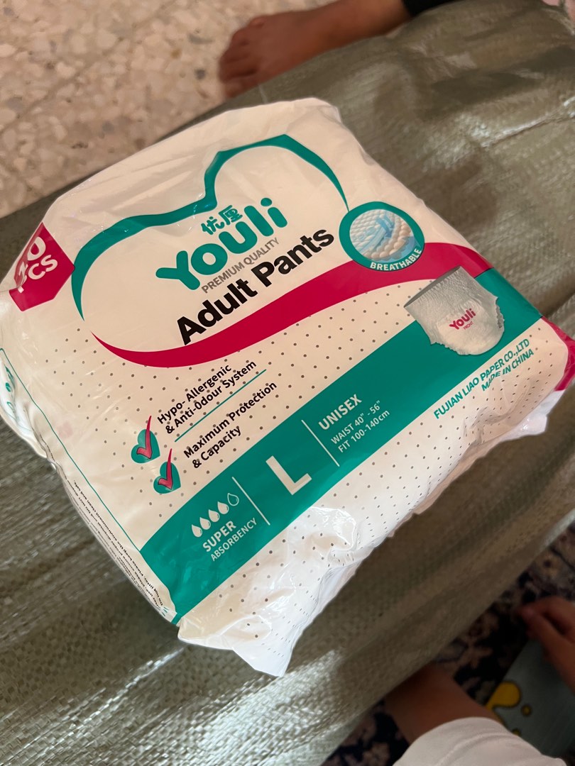 Youli Adult Diapers, Beauty & Personal Care, Sanitary Hygiene on Carousell