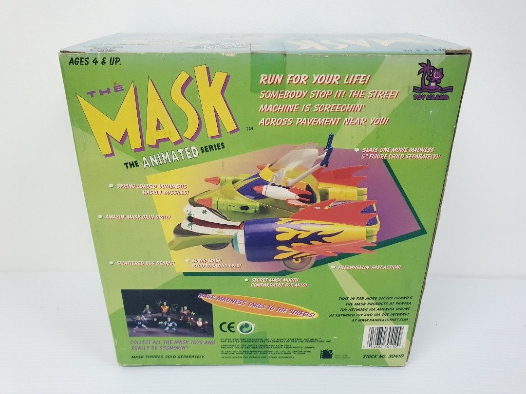 1997 THE MASK EYE POPPIN STREET MACHINE WITH MILO THE ANIMATED SERIES ...