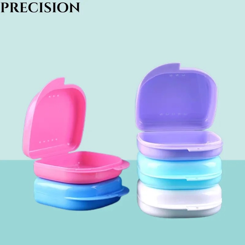 20pcs/pack Orthodontic Braces False Tooth Box Portable Retainer Case ...