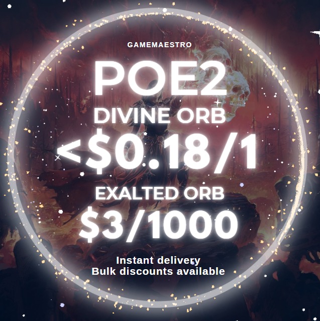 [24/7] Path of exile 2/ POE 2 Divine Orb ($0.18/1) Exalted Orb ($3/1000 ...
