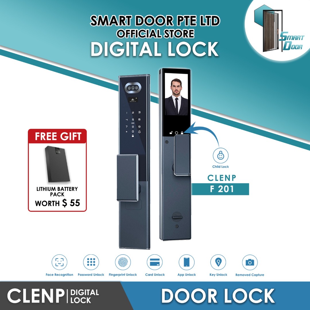 3D Face & Fingerprint Recognition | Child Lock | High-Grade Aluminum ...