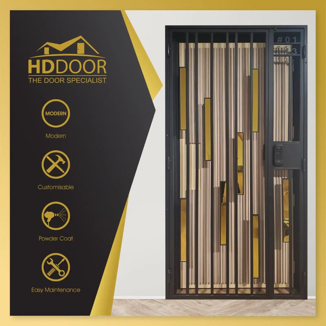 3K Gold Plated Main Gate, Furniture & Home Living, Security & Locks ...