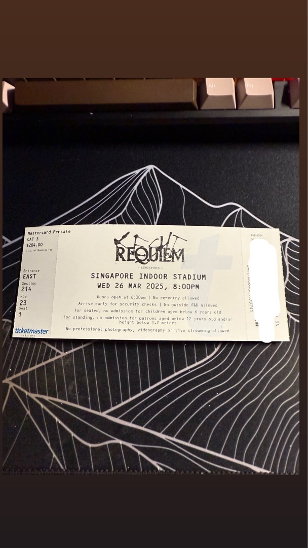 4x keshi Requiem Tour Tickets 26 Mar 2025, Tickets & Vouchers, Event ...