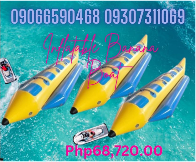 5 persons inflatable banana boat, Everything Else, Looking For on Carousell