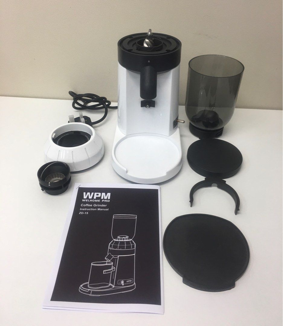 95%新 WPM 惠家 WelHome Pro ZD-15-TH 家用入門首選 鋁金屬殼 不銹鋼意式錐刀頭 咖啡 磨豆機 aluminium case with stainless steel ...