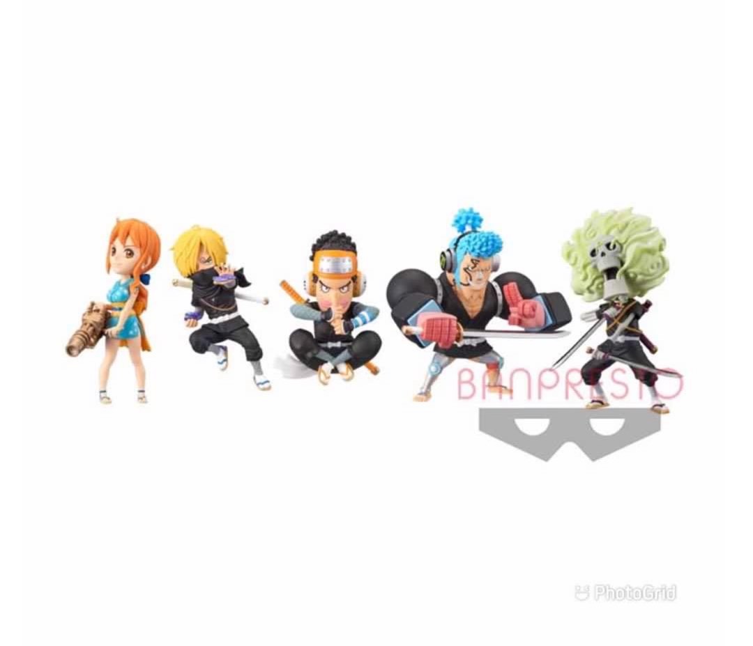 屯門站交收 日版 全新未開 one piece 海賊王 wcf dwc 和之國 忍者 wanokuni style 2 娜美 山治 烏索普 芬奇 骨仔 共5款, 興趣及遊戲, 玩具 & 遊戲類 ...