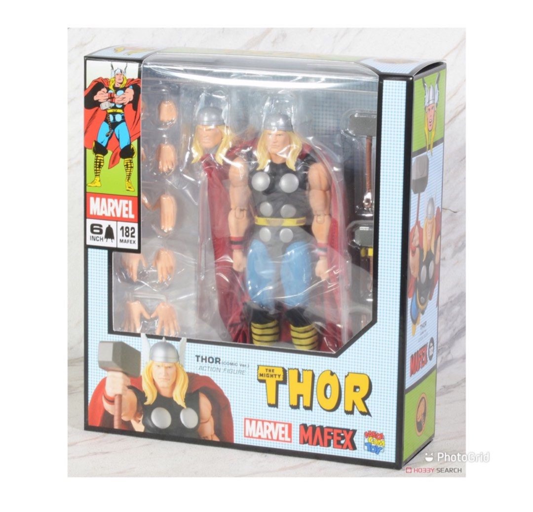 屯門站交收 全新未開 Mafex Thor 雷神 182 comic ver marvel 復仇者聯盟, 興趣及遊戲, 玩具 & 遊戲類 - Carousell