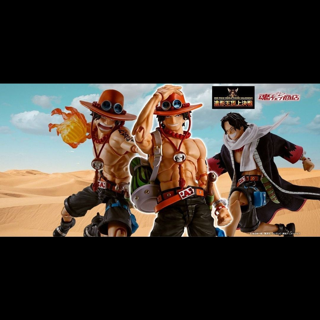 全新 啡盒未開 S.H.Figuarts SHF 靚盒 海賊王 火拳艾斯 (魂限) P Bandai S.H.Figuarts One ...