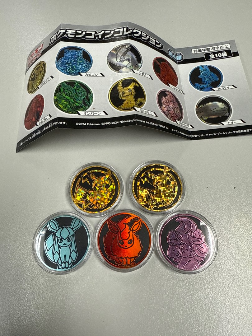 交換 PTCG Coin 比卡超 MiMiQ Pokemon, 興趣及遊戲, 收藏品及紀念品, 郵票及印刷品 - Carousell