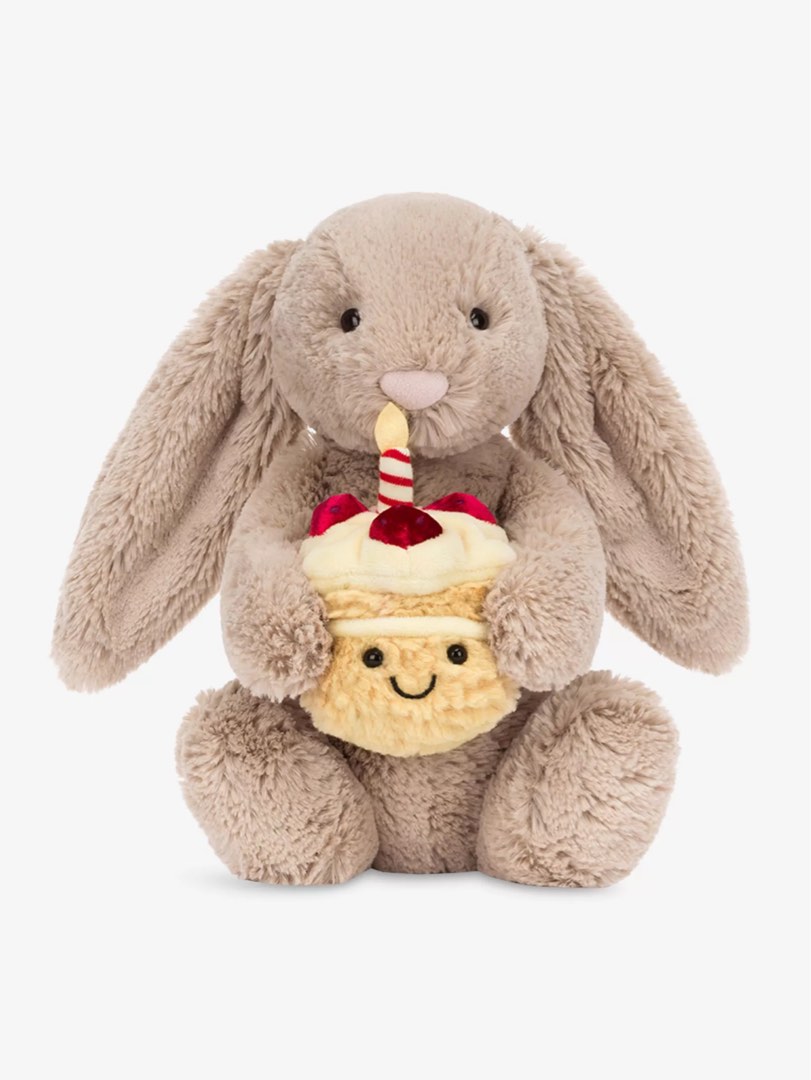 [ wts / lfb ] Jellycat Bashful Birthday Bunny Soft Toy 31cm, Hobbies ...