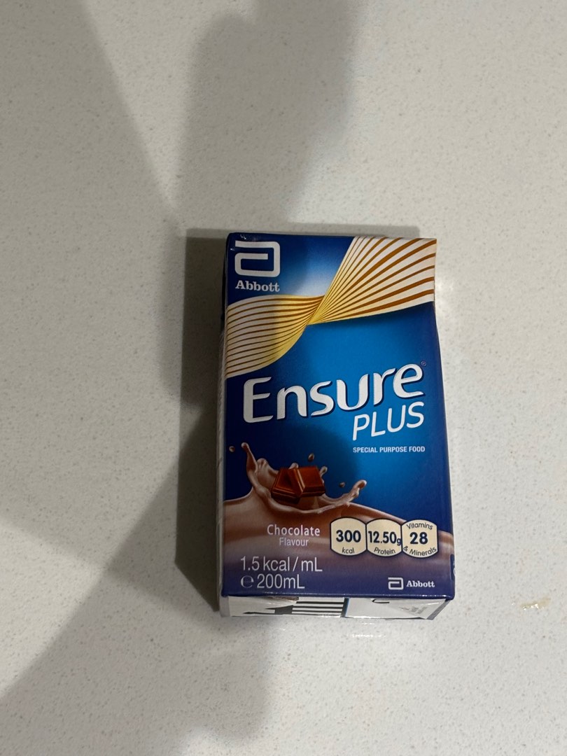 Abbott Ensure Plus Milk - Chocolate 200ML, Health & Nutrition, Health ...