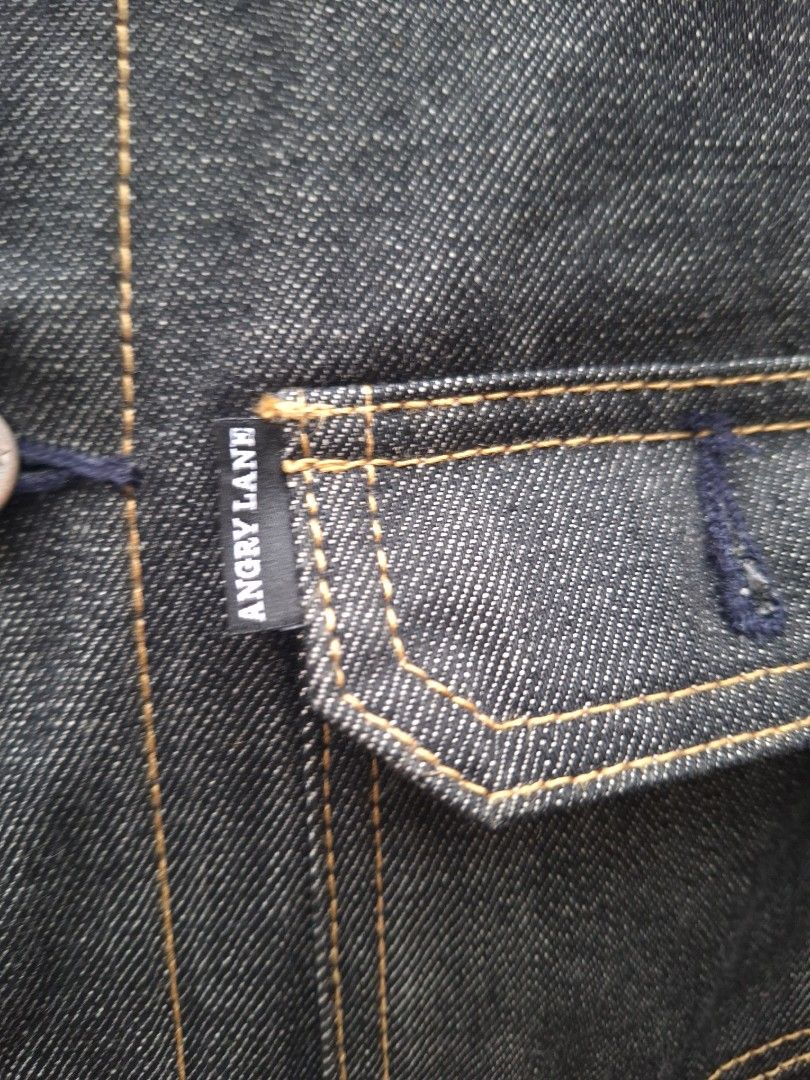 Angry lane selvedge vest, Men's Fashion, Tops & Sets, Tshirts & Polo ...