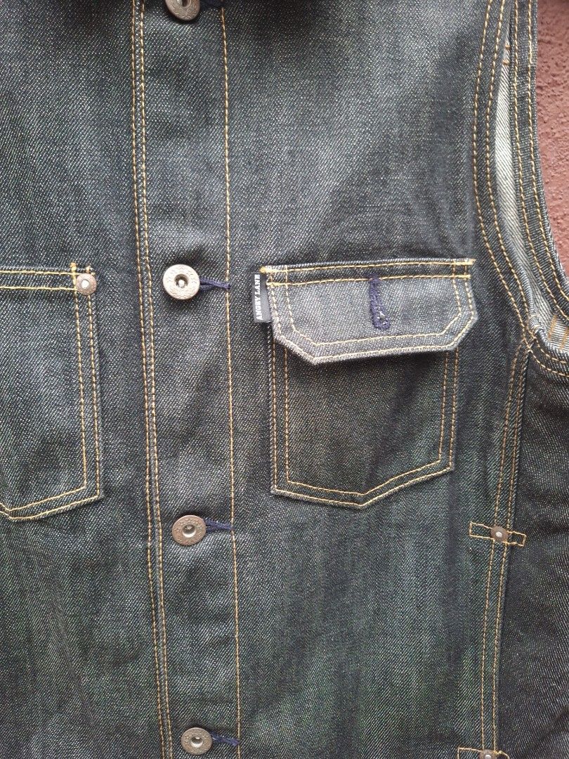 Angry lane selvedge vest, Men's Fashion, Tops & Sets, Tshirts & Polo ...