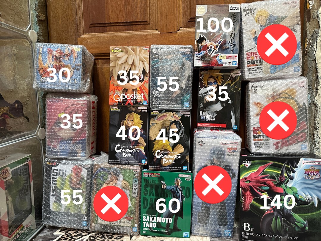 Anime figure one piece, dragonball, sakamoto, mha, Hobbies & Toys, Toys ...