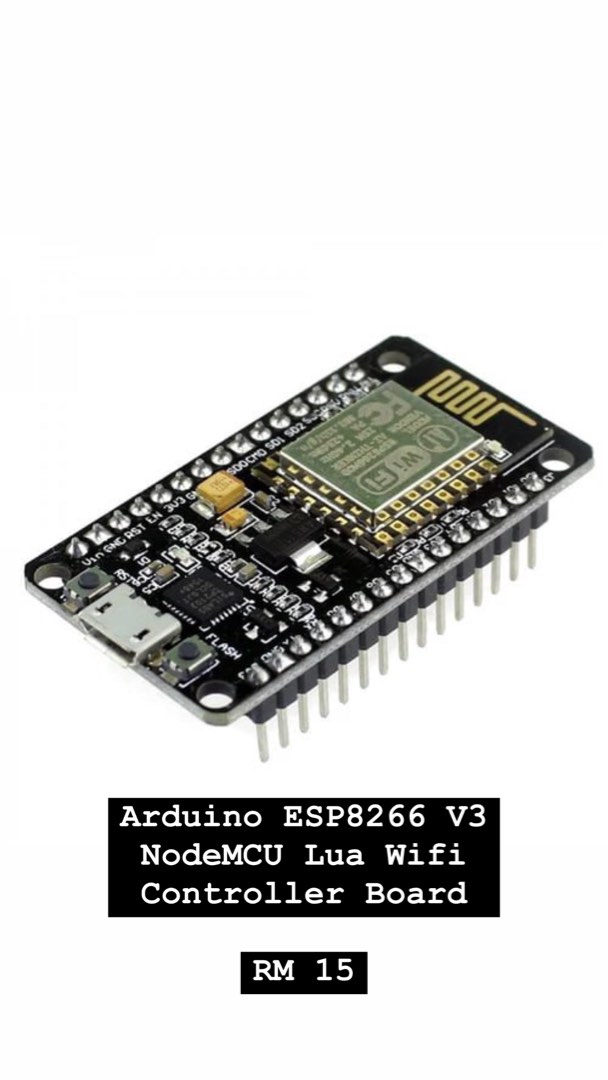 Arduino ESP8266 V3 NodeMCU, Computers & Tech, Parts & Accessories ...