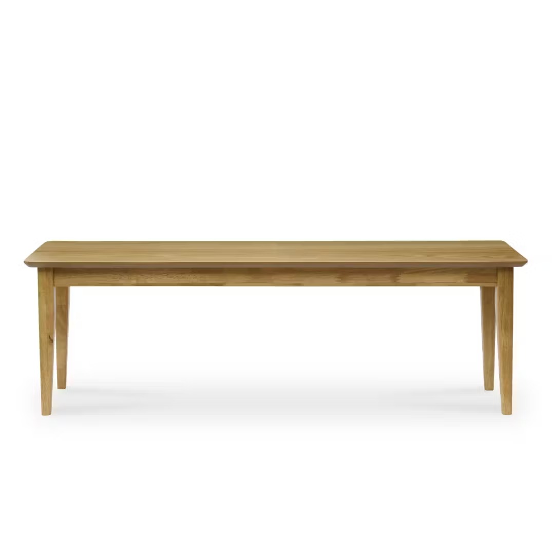 (As-is) Koa Bench 1.4m - Oak - 4, Furniture & Home Living, Furniture ...