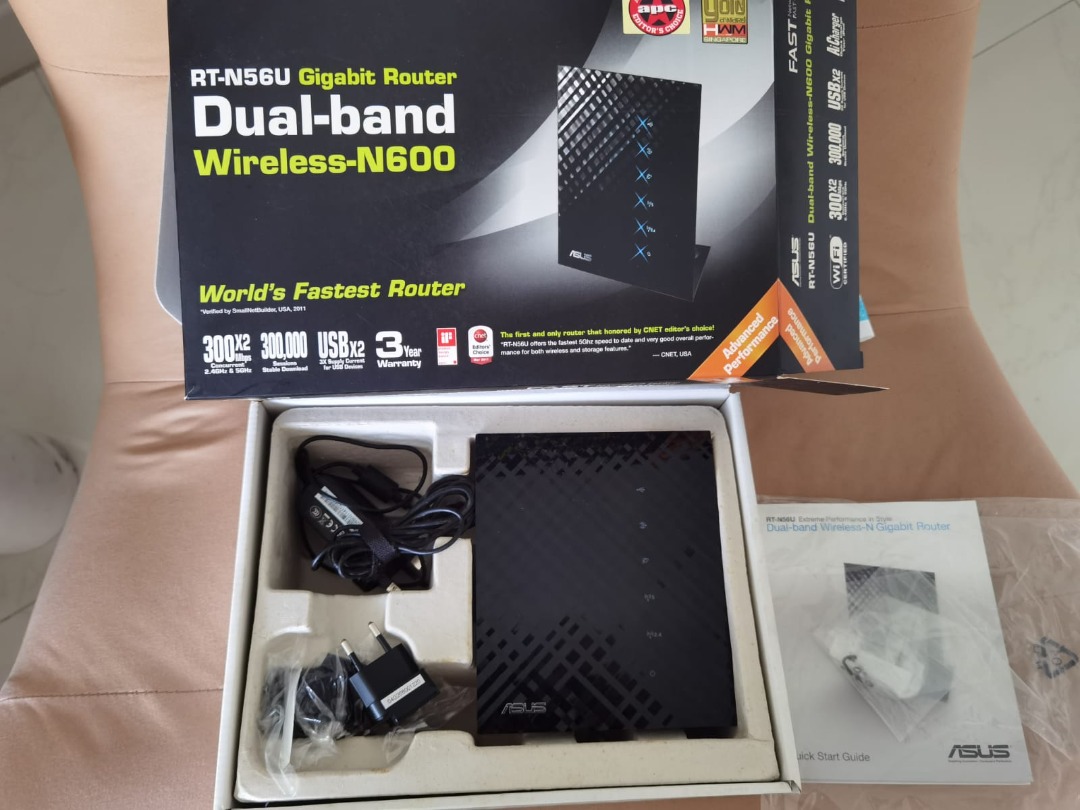 ASUS RT-N56U Dual-Band Wireless-N600 Gigabit Router (Best to act as ...